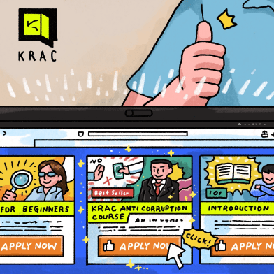 Learn with KRAC - สื่อการเรียนรู้ออนไลน์เกี่ยวกับการทุจริตคอร์รัปชัน